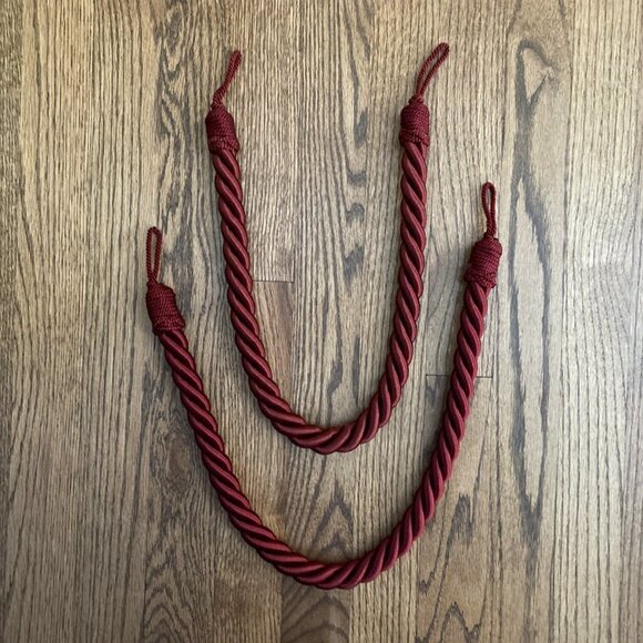 Accents | Nwot Pair Curtain Tiebacks Drapery Tiebacks Rope Cord ...